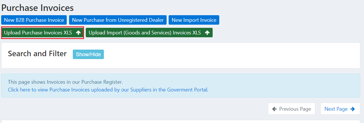Bulk Upload Purchase Invoices through Excel - GSTZen