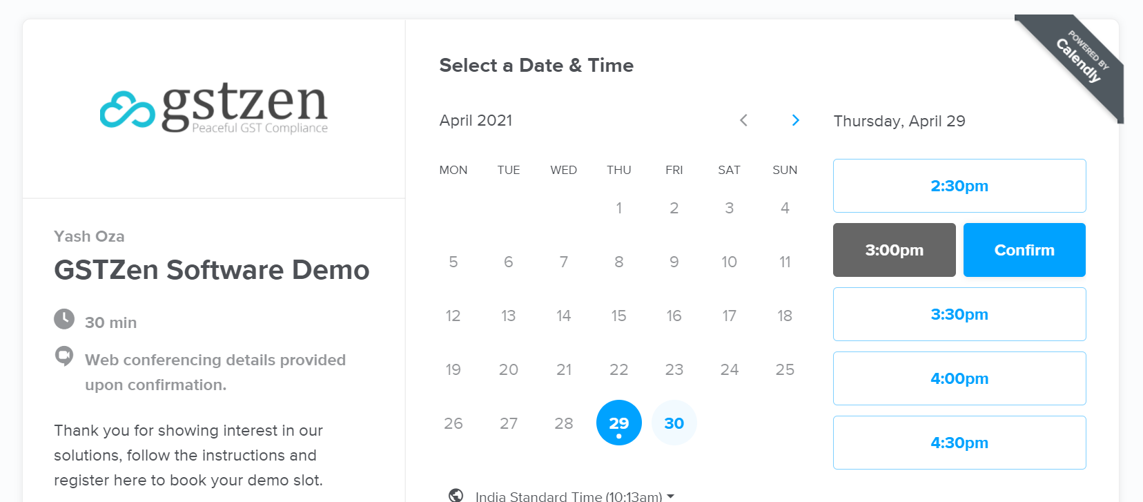 GSTZen Software Updates – April 2021