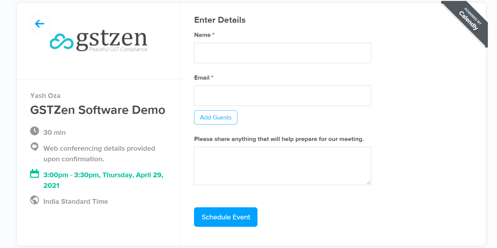 GSTZen Software Updates – April 2021
