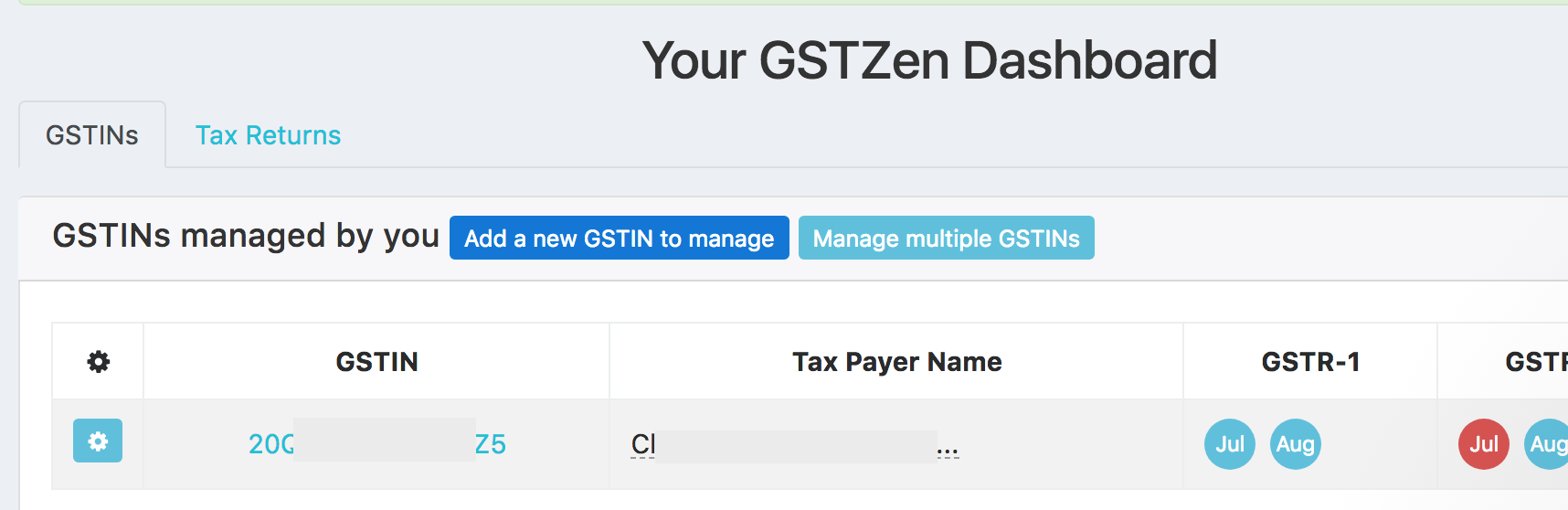 Download GSTR 3B through GSTZen Download GSTR 3B through GSTZen